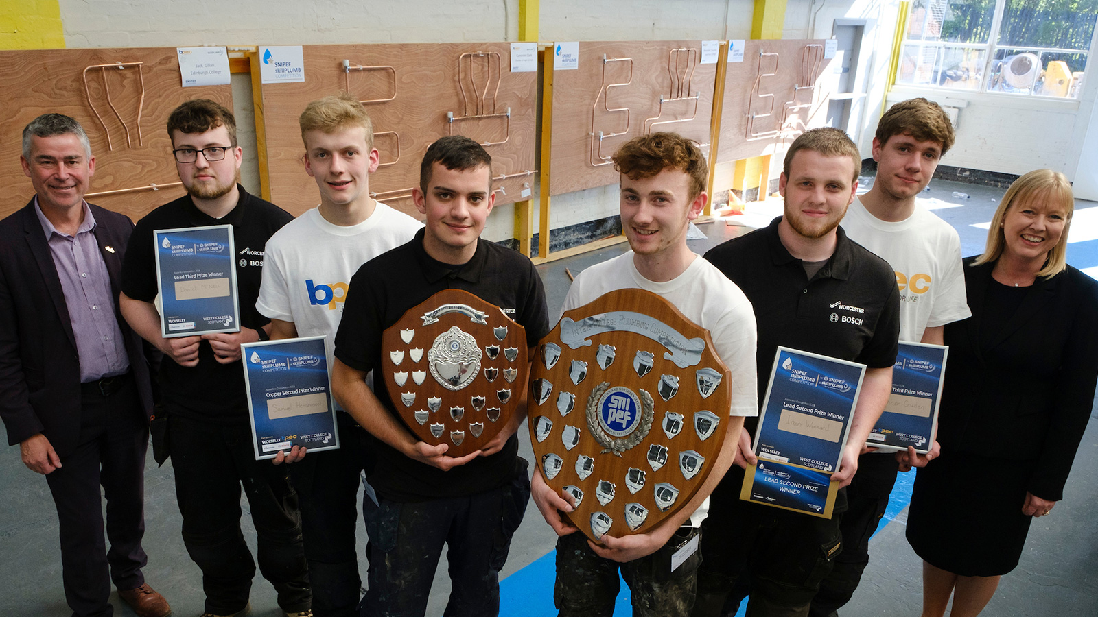 Perth apprentices top Scottish SkillPLUMB competition - SNIPEF